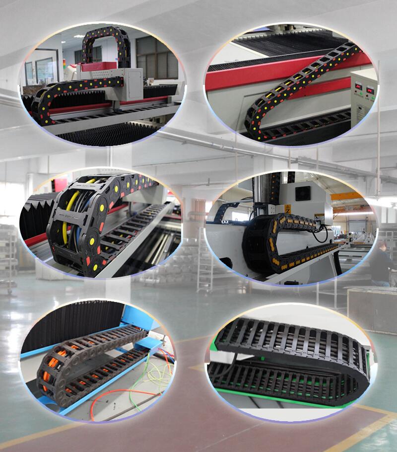 Plastic Nylon Cable Tray Flexible Cable Hose Carrier Drag Chain from ...