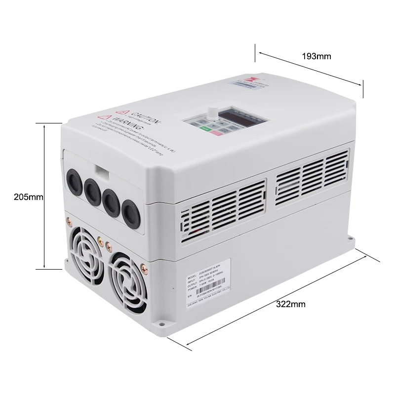 7.5KW FULING Inverter VFD Cnc Router Parts Drive Inverter 18A Current ...